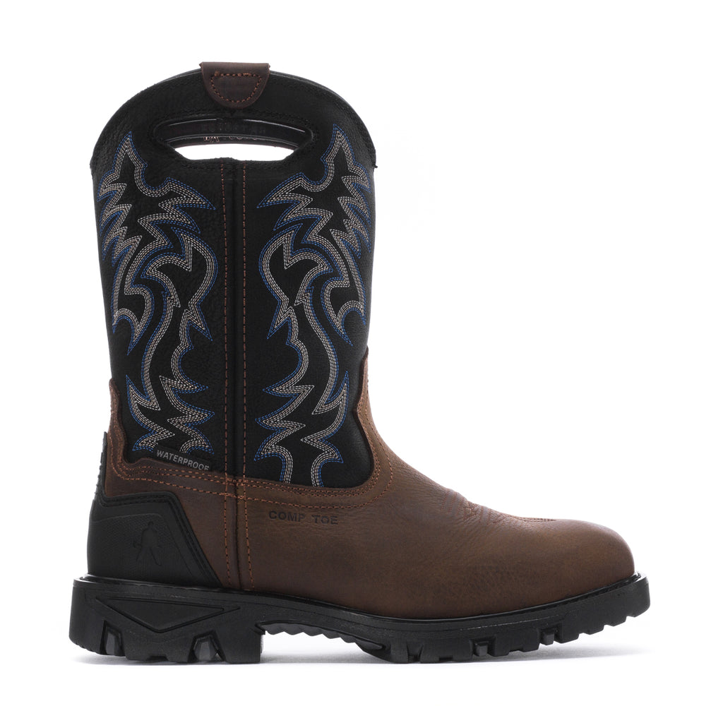 Eurostar Tuffy Pro Comp Toe WP | Men’s | Brown/Black/Blue | ShopWSS