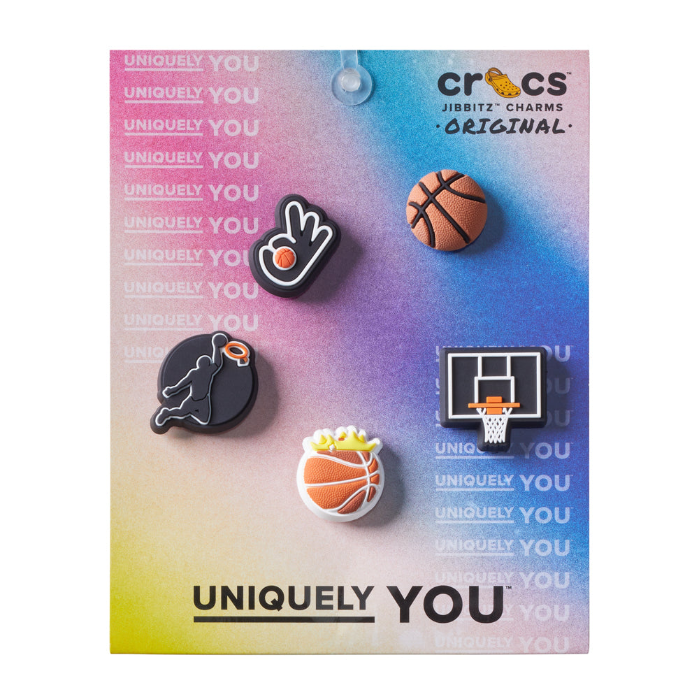 Crocs Basketball Team 5 Pack Jibbitz | Multi Color | ShopWSS