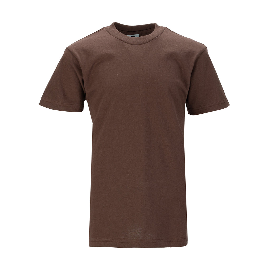 Pro Club Solid Crew Neck | Kids | Brown | ShopWSS