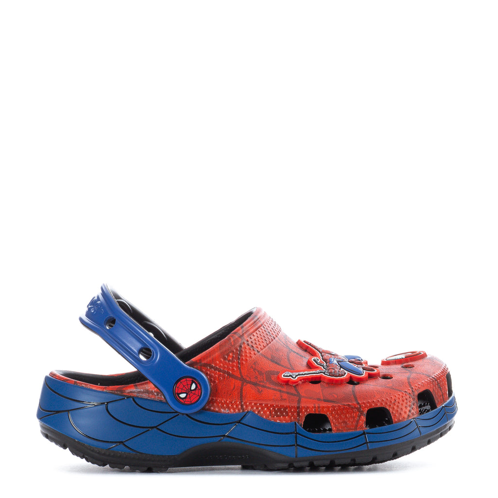 Crocs Classic Clog | Kids | (Spiderman)/Red/Blue | ShopWSS