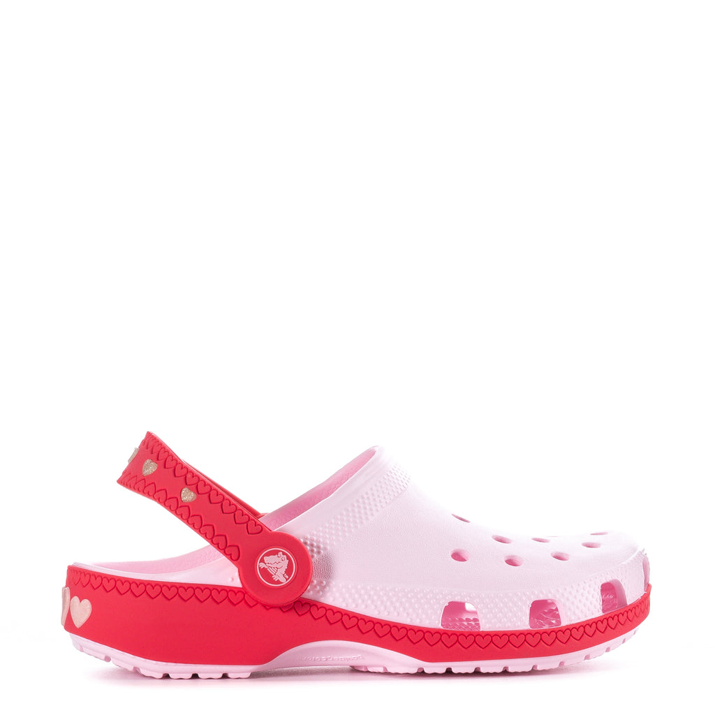 Crocs Classic Lighted Backtrap Clog | Kids | (V-Day)/Pink Milk ...