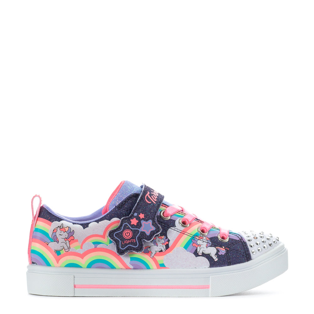 Skechers Twinkle Toes Twinkle Sparks | Kids | (Jumpin Clouds)Navy ...