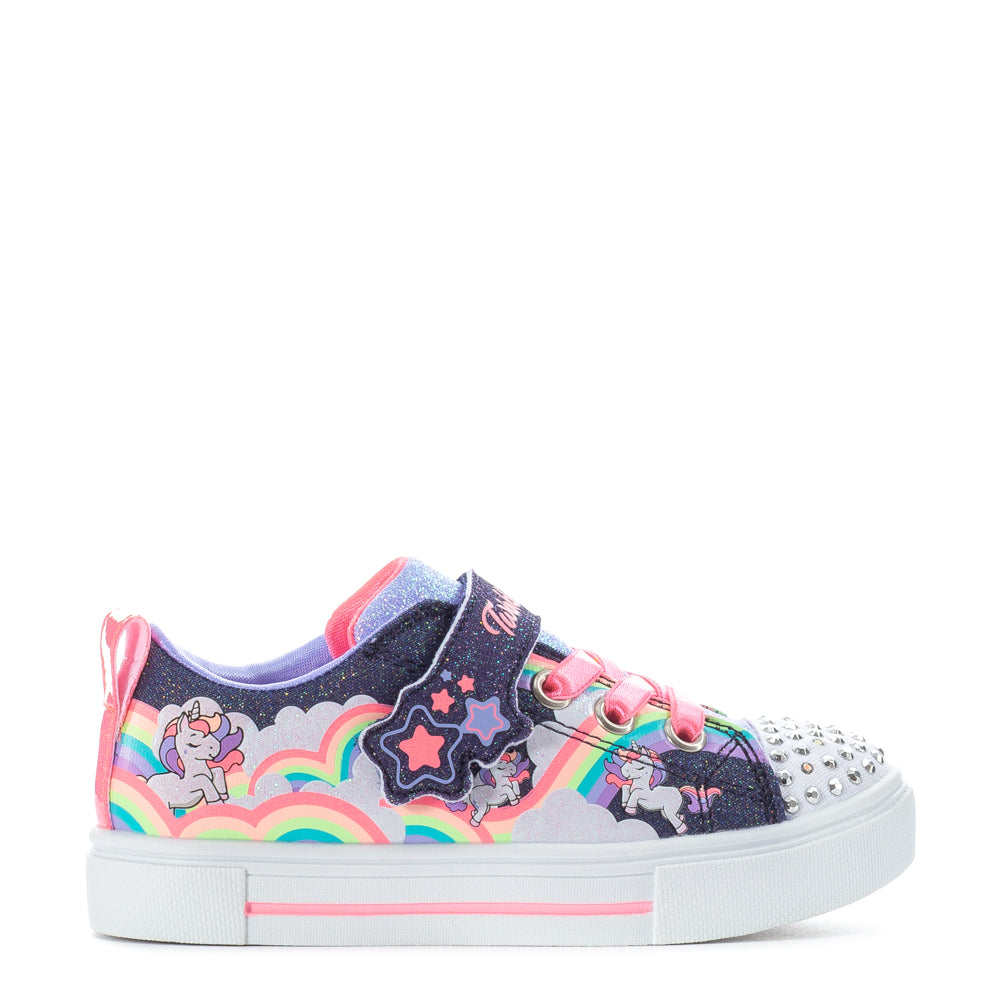 Skechers Twinkle Toes Twinkle Sparks | Toddler | (Jumpin Clouds)Navy ...