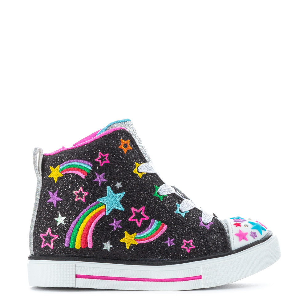 Skechers Twinkle Sparks | Toddler | Star/Rainbow/Black | ShopWSS