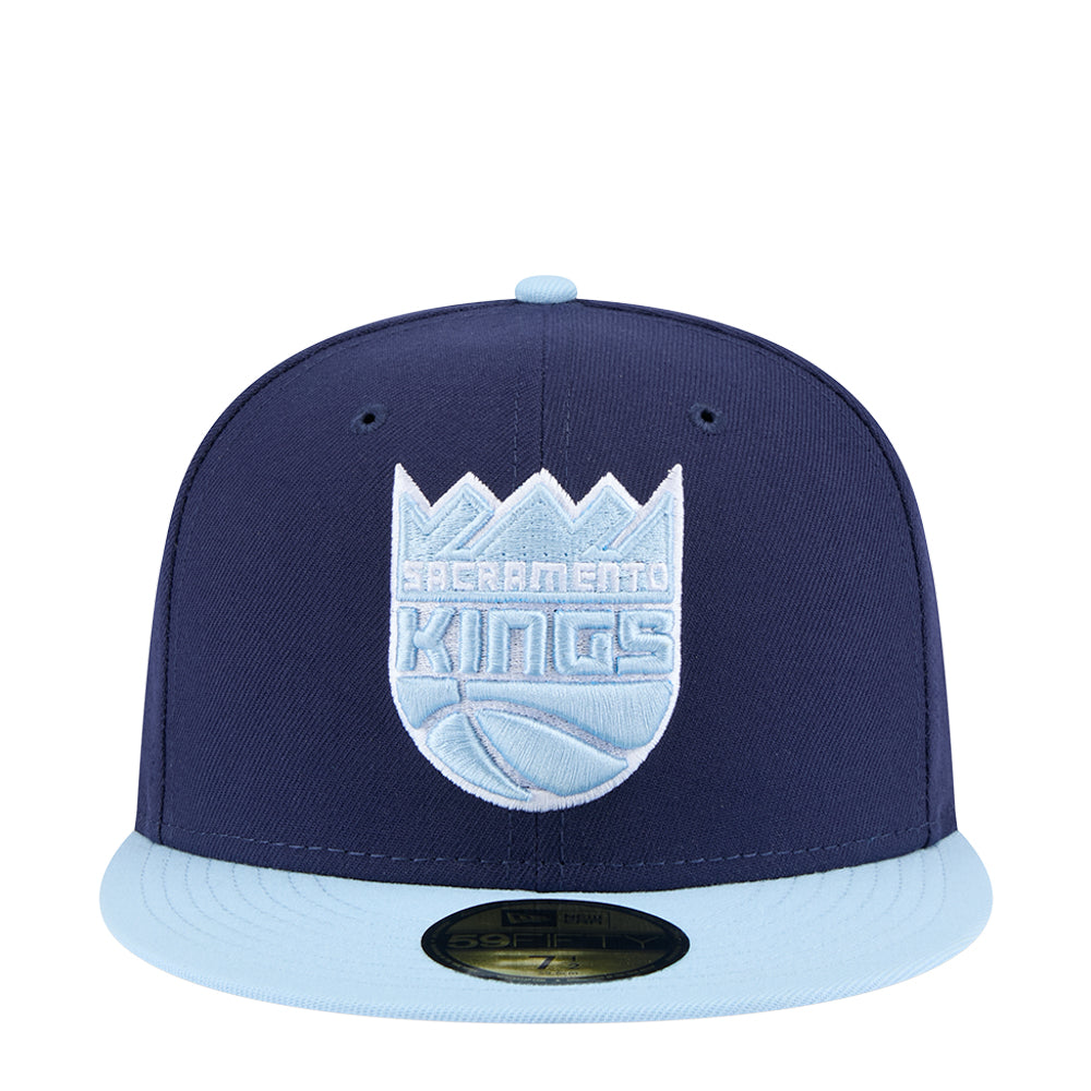 New Era Sac Kings 2 | Light Navy/Medium Silver | ShopWSS