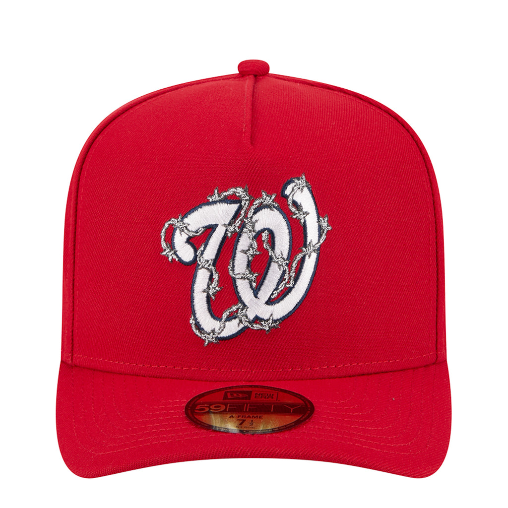 New Era Nationals Fence OTC 5950 A | Red | ShopWSS