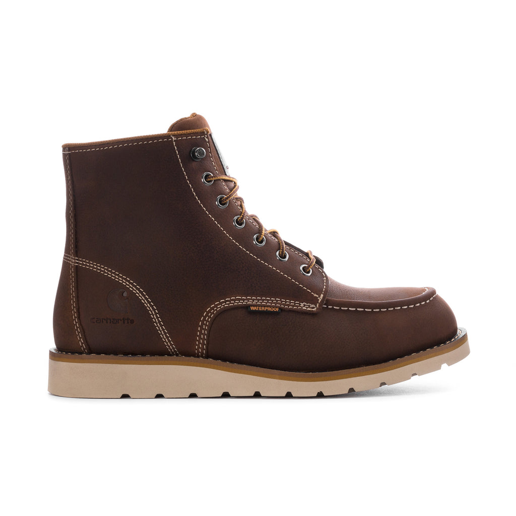 Carhartt Moc Toe 6" ST WP | Men’s | Dark Brown | ShopWSS
