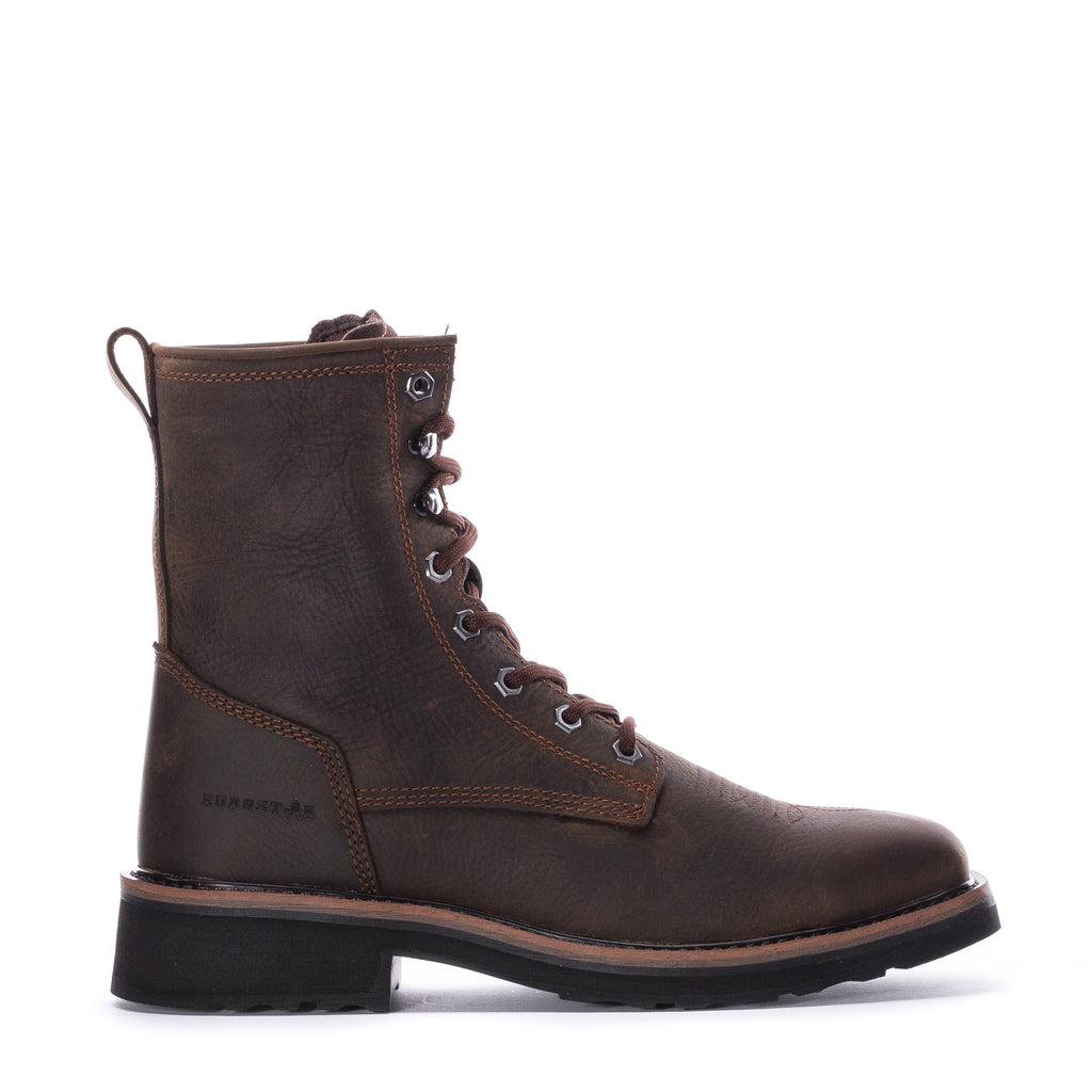 Eurostar Tuffy Square Lace Steel Toe | Men’s | Dark Brown | ShopWSS
