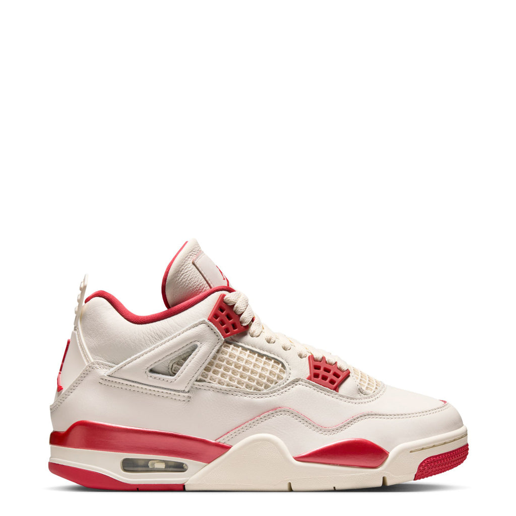 Jordan Retro 4 | Women’s | (Love Letter) Pale Ivory/Sierra Red/Tough ...