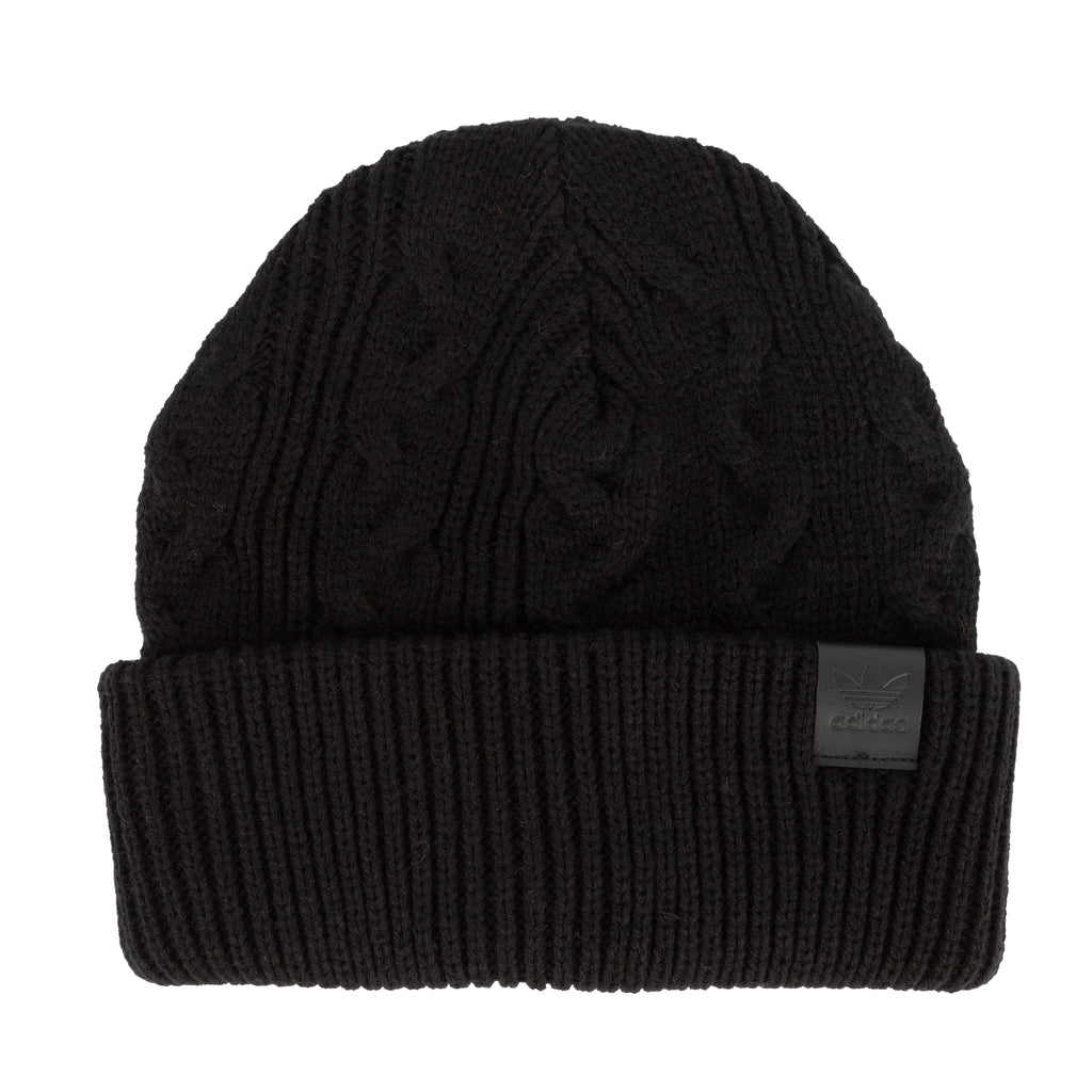 Adidas Unisex Cable Knit Beanie | Black | ShopWSS