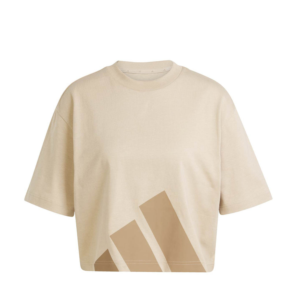 Adidas Essentials Big Logo Tee | Women’s | Warm Sandstone | ShopWSS